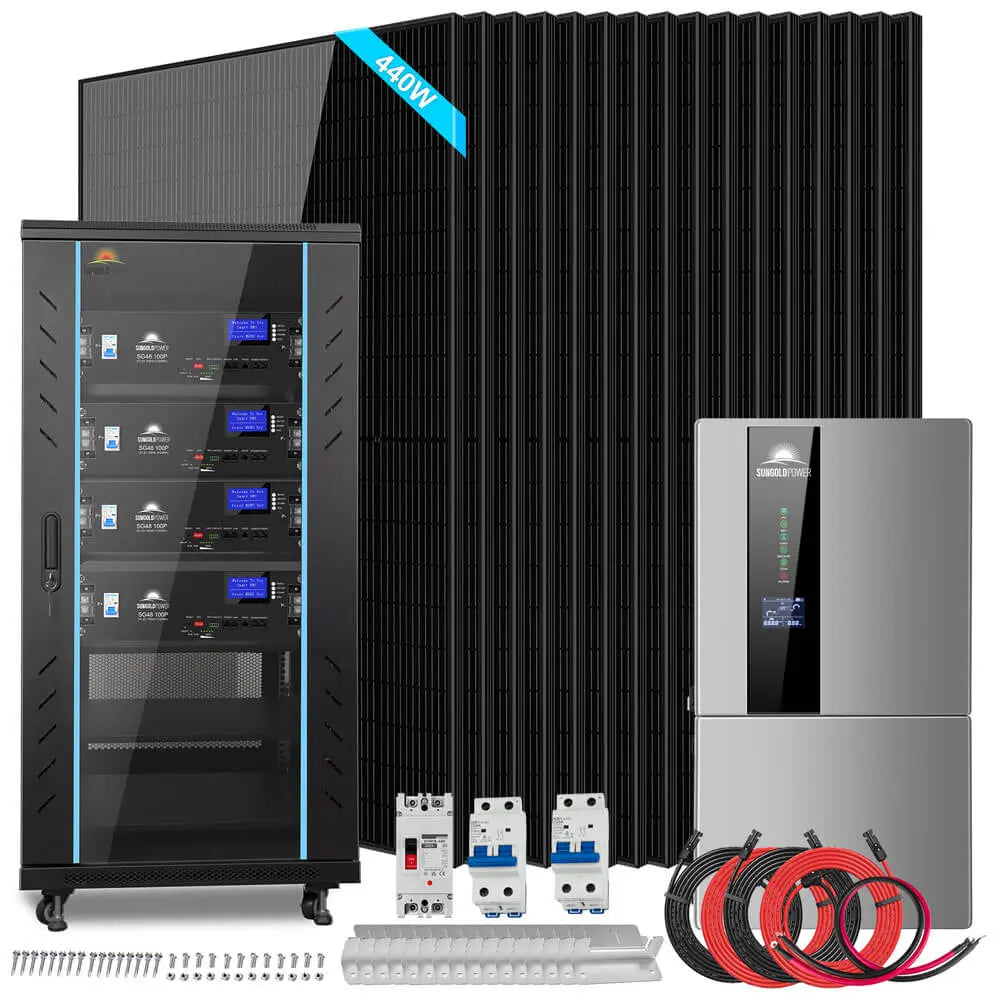 Buy Sungold Power Hybrid Solar Kit | 20.48KWH Lithium Batteries — My ...